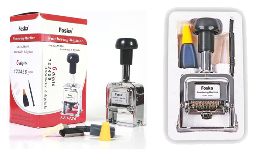 Numerador Automatico Foska Art No ZS506 - SELLOS EN MIRAFLORES